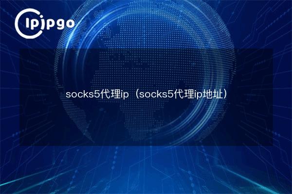 socks5代理ip（socks5代理ip地址） - IPIPGO