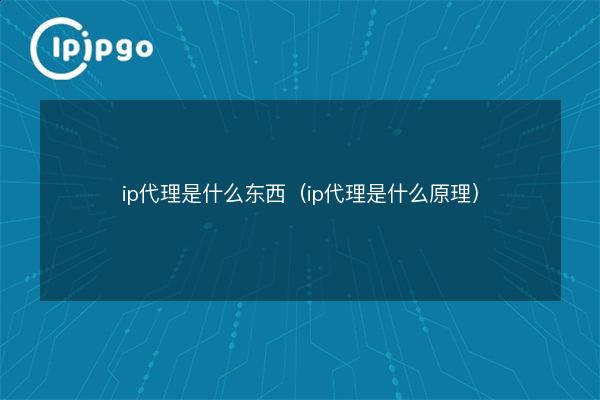 What is an ip proxy (What is the principle of ip proxy) - IPIPGO