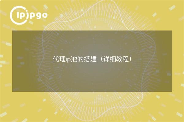 Proxy ip pool building (detailed tutorial) - IPIPGO