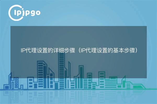 IP代理设置的详细步骤（IP代理设置的基本步骤） - IPIPGO