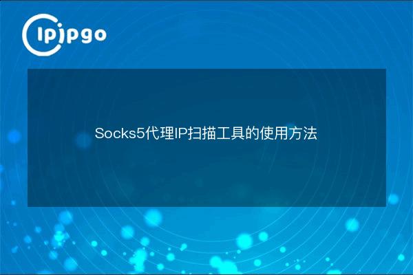Socks5代理IP扫描工具的使用方法 - IPIPGO