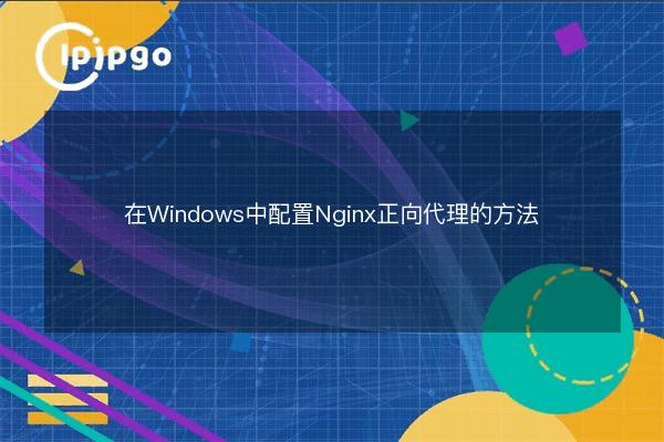 在Windows中配置Nginx正向代理的方法 - IPIPGO