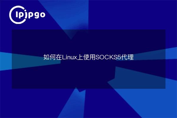 如何在Linux上使用SOCKS5代理 - IPIPGO