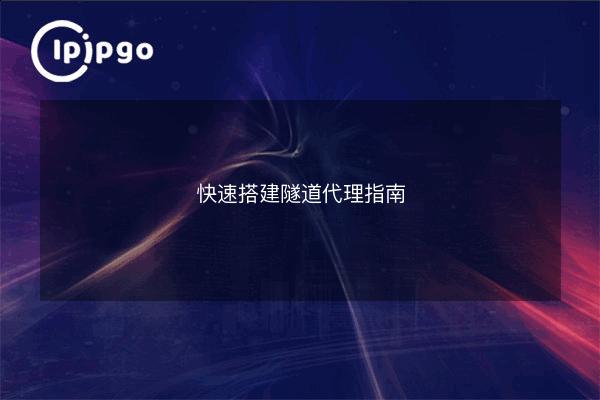 Quick Guide to Building a Tunnel Proxy - IPIPGO