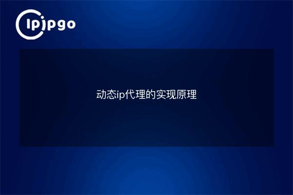 Dynamic ip proxy implementation principle - IPIPGO
