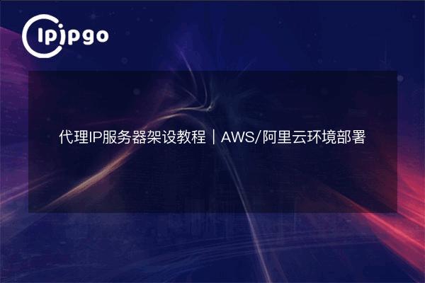 代理IP服务器架设教程｜AWS/阿里云环境部署 - IPIPGO