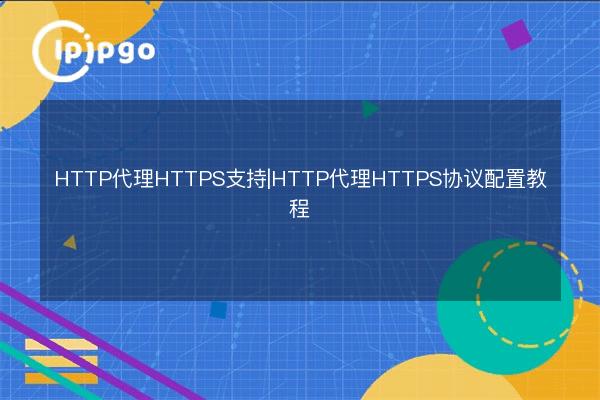 HTTP代理HTTPS支持|HTTP代理HTTPS协议配置教程 - IPIPGO