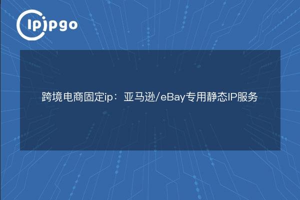 Cross-border e-commerce fixed ip: Amazon/eBay dedicated static IP ...