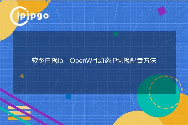 软路由换ip：OpenWrt动态IP切换配置方法 - IPIPGO
