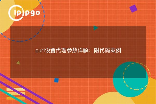 curl设置代理参数详解：附代码案例 - IPIPGO