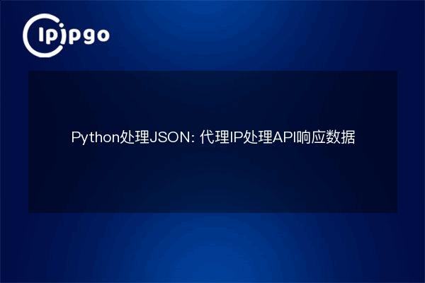 Python Processing JSON: Proxy IP Processing API Response Data - IPIPGO