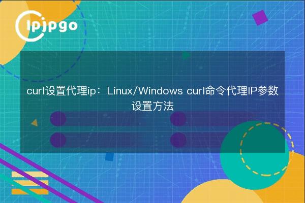curl设置代理ip：Linux/Windows curl命令代理IP参数设置方法 - IPIPGO