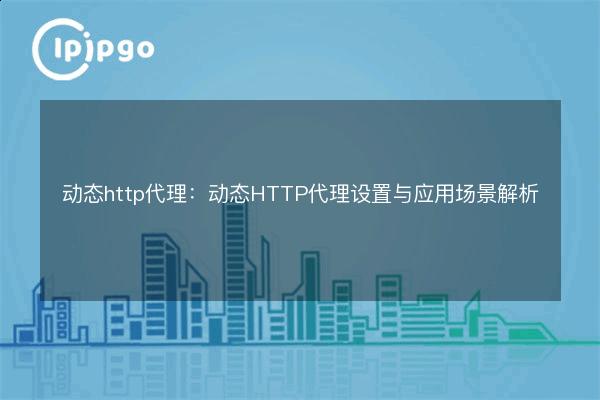 动态http代理：动态HTTP代理设置与应用场景解析 - IPIPGO